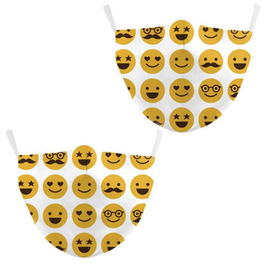 Termin8 Adult Face Mask, Emoji