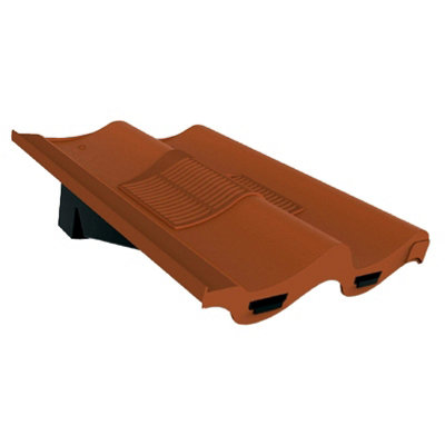 Terracotta Double Pantile Roof Tile Vent & Adapter, Marley Redland Sandtoft