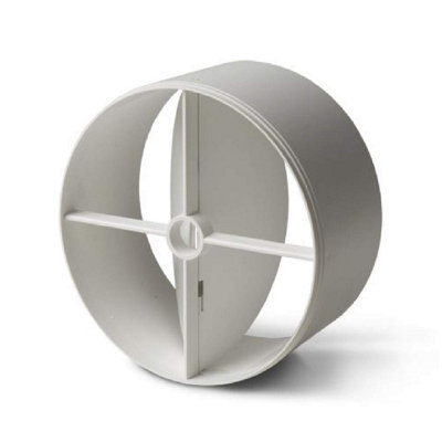 Terracotta Louvre Extractor Air Vent & Back Draught Shutter 4 Inch Ducting
