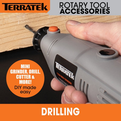 Terratek Rotary Tool Kit 234pcs 135W Variable Speed 8000-33000rpm DIY ...