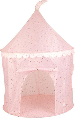Terrazzo Style Kid's Play Tent, Misty Pink Terrazzo Toddler Pop-Up Tent