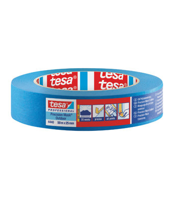 TESA PRECISION MASKING TAPE OUTDOOR (26 WEEKS) BLUE - 25MM X 50M