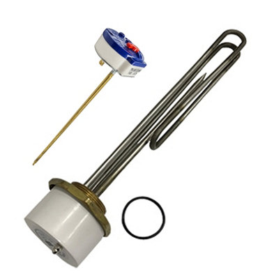 Tesla 1 3/4" Incoloy Immersion Heater - 14" - TIH 476 PI