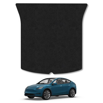 Tesla Model Y (2020+) Boot Liner Premium Tufted Carpet Tailored
