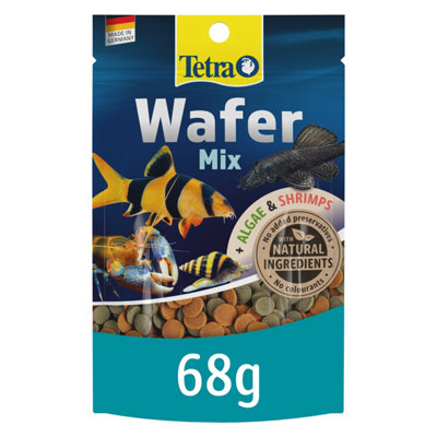 Tetra Fish Food Variety Wafers, Complete Fish Food for All Bottom ...
