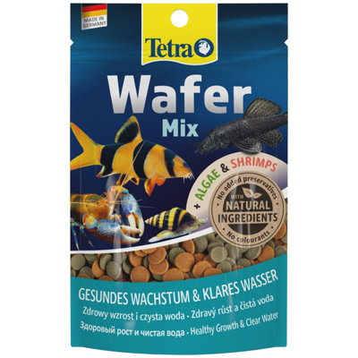 Tetra Fish Food Variety Wafers, Complete Fish Food for All Bottom ...