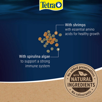 Tetra Fish Food Variety Wafers, Complete Fish Food for All Bottom ...
