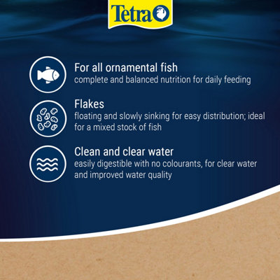 TETRA MIN FISH FOOD FLAKES, COMPLETE AND VARIED FOOD FOR ALL TROPICAL ...