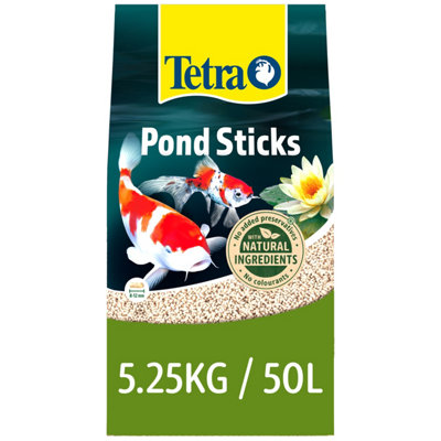 Tetra Pond Sticks 50 Litre Staple Food in Floating Stick Form for all ...