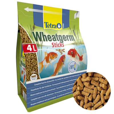 Tetra Wheatgerm Pond Sticks 4 Litre Bag - Fish Food | DIY at B&Q