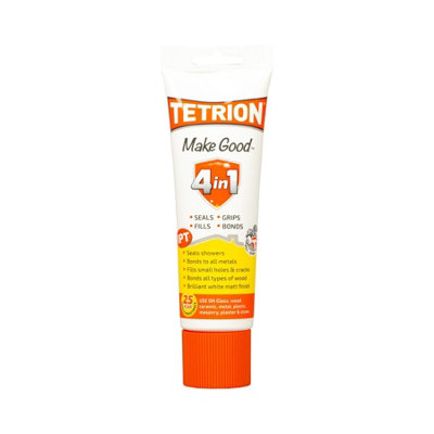 Tetrion Make Good Adhesive Sealant 4 in 6 Fast Drying Excellent ...