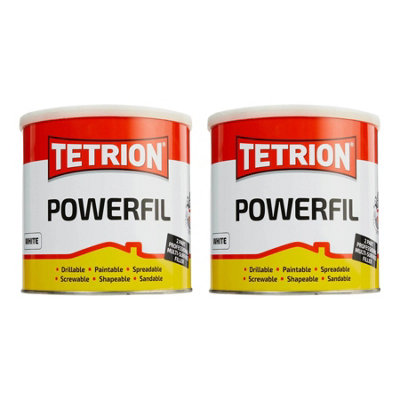 Tetrion Powerfil 2K 2 Part Body Filler Lightweight Tough Smooth White ...