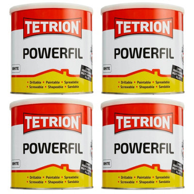 Tetrion Powerfil 2K 2 Part Body Filler Lightweight Tough Smooth White ...