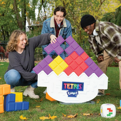 Tetris XL 6ft Tumble Game Oversized 1.8m Tetrimino Blocks, All-Weather ...