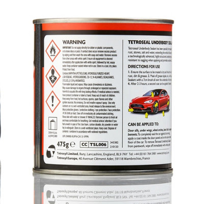 Tetroseal Ultimate Underbody Underseal Shutz Sealant - 475g Easy ...