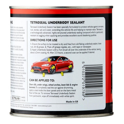 Tetroseal Ultimate Underbody Underseal Shutz Sealant - 950g Easy ...