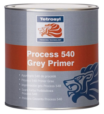 Tetrosyl Process 540 Primer Surface Preparation Grey - 1L Litre x 6 ...