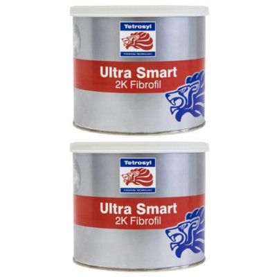 Tetrosyl UltraSmart 2K Fibrofil 600mL Extra Strong Car Bodywork Filler ...
