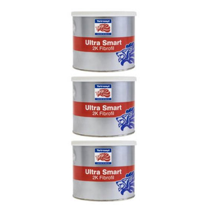 Tetrosyl UltraSmart 2K Fibrofil 600mL Extra Strong Car Bodywork Filler ...