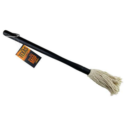 Texas Club Cotton BBQ Mop, 46 cm - Evenly Coat Your Grilled Delicacies ...