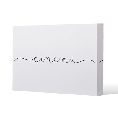 Text Cinema (Canvas Print) / 61 x 41 x 4cm