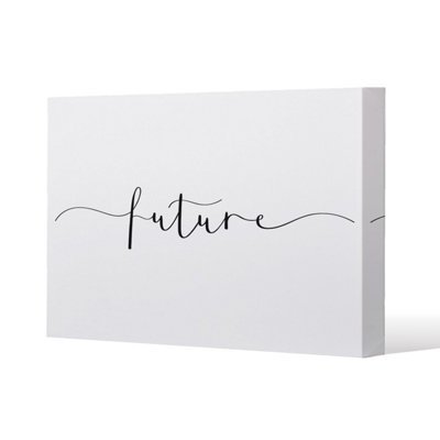 Text Future (Canvas Print) / 61 x 91 x 4cm