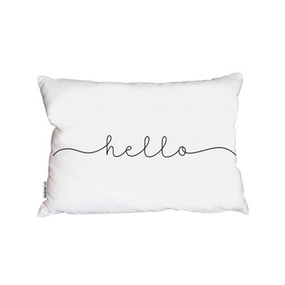 Text Hello (Cushion) / 30cm x 45cm