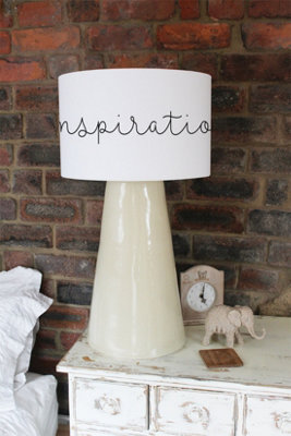 Text Inspiration (Ceiling & Lamp Shade) / 25cm x 22cm / Lamp Shade ...
