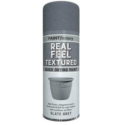 Textured Effect Grey Paint 400ml (Spray) - Pack of 2 | DIY at B&Q