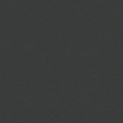 Textured Linen Effect Wallpaper in Charcoal