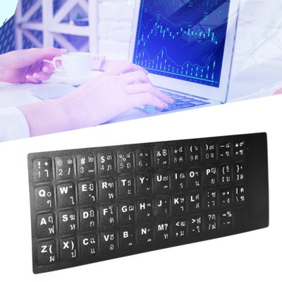 Thai Keyboard Stickers for Desktop and Laptop-Perfect Replacement Accessory