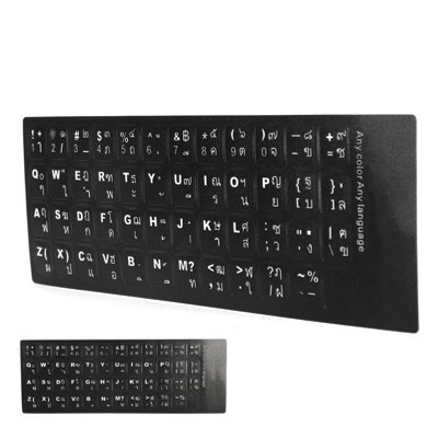 Thai Keyboard Stickers for Desktop and Laptop-Perfect Replacement Accessory