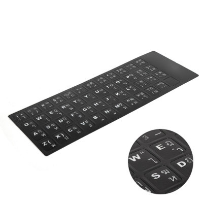 Thai Keyboard Stickers for Desktop and Laptop-Perfect Replacement Accessory