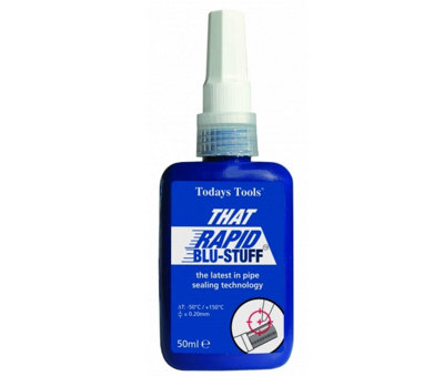 That Rapid Blue Pipe Thread Bonding Liquid PTFE 50ML Bottle Anaerobic ...