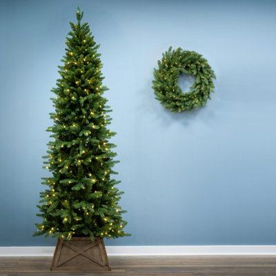 The 10ft Pre-lit Ultra Slim Mixed Pine Tree