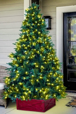 Pre lighted xmas trees store