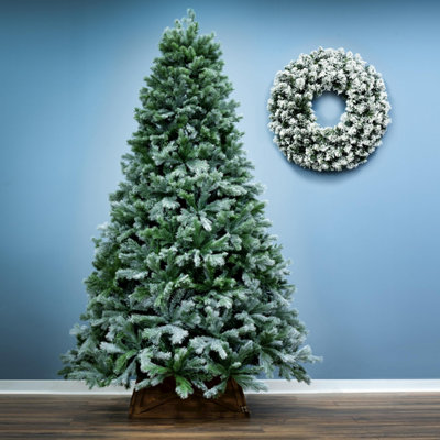 The 8ft Arbor Blue Pine Tree with hinged branches