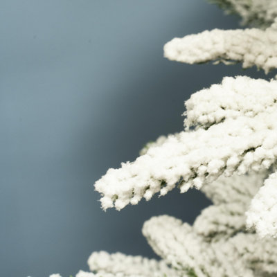 The 8ft Snowy Alpine Tree with hinged branches