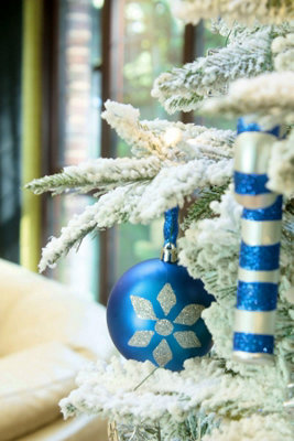 The 8ft Snowy Alpine Tree with hinged branches