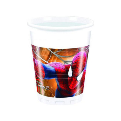 THE AMAZING SPIDER-MAN 2 PARTY CUP (PACK OF 8) MULTICOLOURED (ONE SIZE)