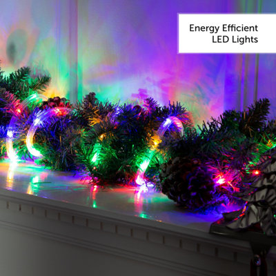 The Christmas Workshop 10m Multi-Coloured Rope Lights