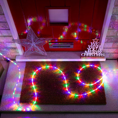 The Christmas Workshop 10m Multi-Coloured Rope Lights