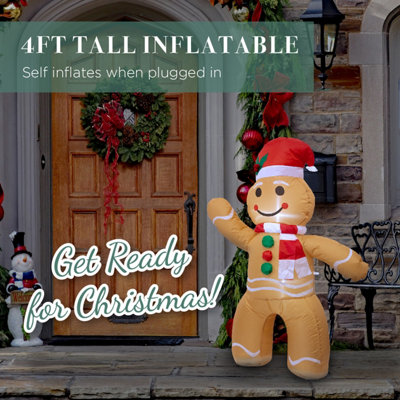 how to make outdoor gingerbread man