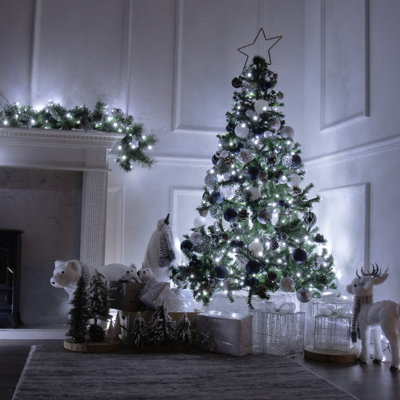The Christmas Workshop 6ft Traditional Artificial Christmas Tree with ...
