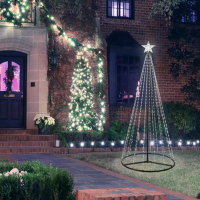 The Christmas Workshop 70629 6FT Outdoor Cone Tree With 573 Micro ...