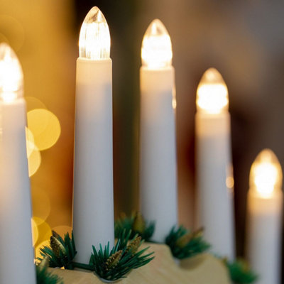 The Christmas Workshop 70859 Wooden Arched Christmas Candle Bridge