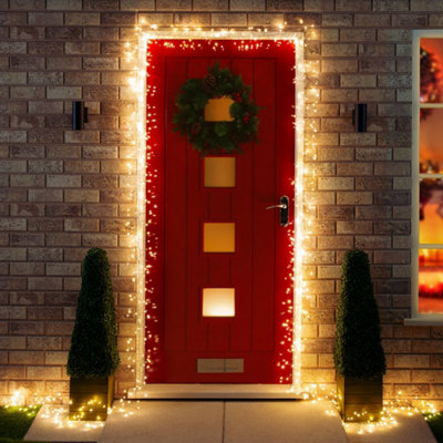 The Christmas Workshop 71779 680 Warm White Micro LED Cluster String ...