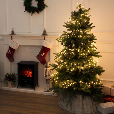 The Christmas Workshop 71779 680 Warm White Micro LED Cluster String ...