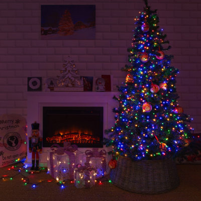 The Christmas Workshop 720 Multi-Coloured Chaser Cluster Lights