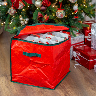 The Christmas Workshop Bauble and Decoration Storage Bag - Huge ...